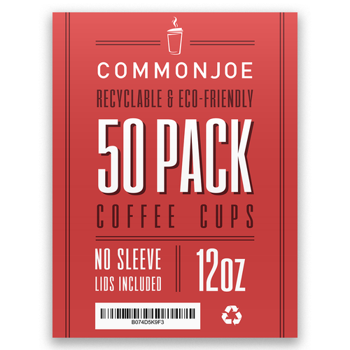 Disposable coffee cups Label design | Product label contest