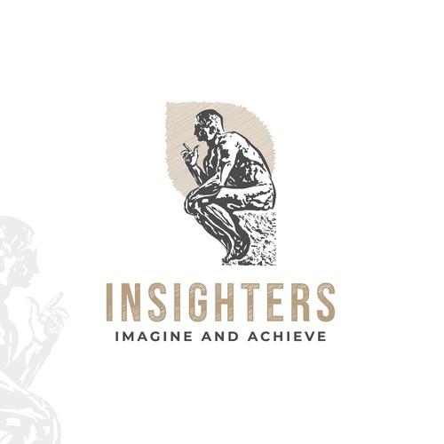 Designs | Design a logo based on Rodin's "Le Penseur" statue | Logo ...