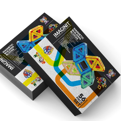 Magnetic Tile Wrap Packaging | Product packaging contest