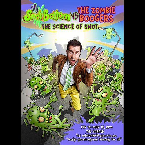Designs | Create a gooey, slimy poster illustration for a kidsshow ...