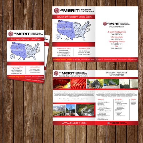 Creative Industrial Contractors Line Card/Brochure | Brochure contest