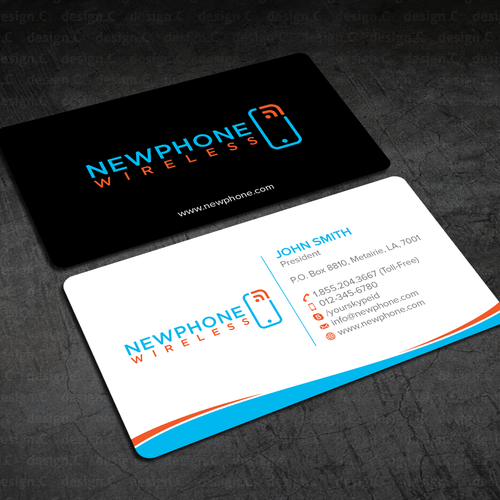 Design Modern Business Cards & Letterhead for NewPhone Wireless ...