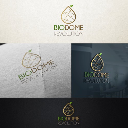 Create a logo for our Biodome Revolution product that inspires people ...