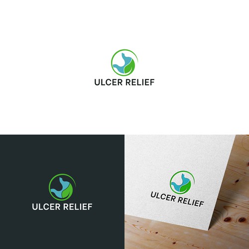 Designs | We need a powerful logo for all-natural Ulcer Relief! | Logo ...