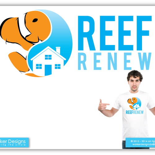 Create an eye catching logo for aquarium service Reef Renew | Logo ...