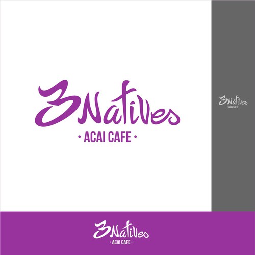 Designs | 3Natives Acai Cafe — Logo & Wordmark Redesign | Logo design ...