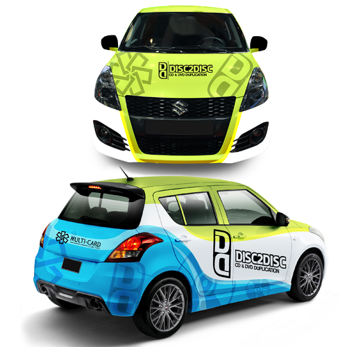 I need a creative full body wrap designed for a 2008 4-Door Suzuki ...