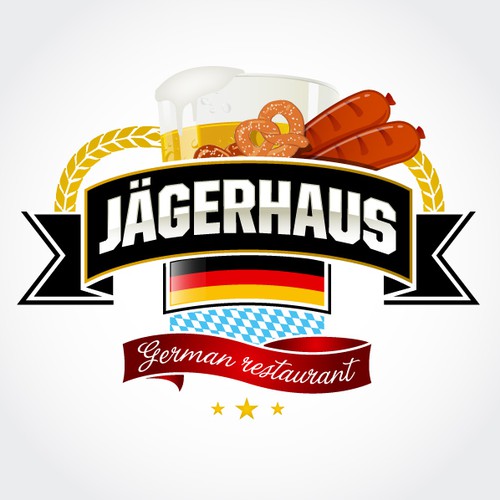 Fun logo needed for casual German restaurant. | Logo design contest