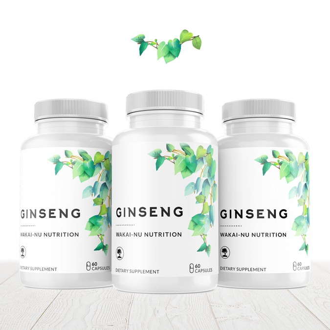 Traditional Japanese Style Label for Supplement | Product packaging contest