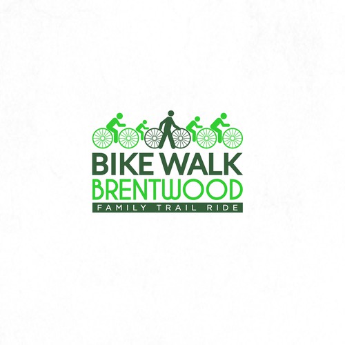 Bike Walk Brentwood family bike ride | Logo design contest