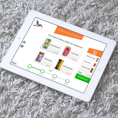 Complete redesign of a vending machine kiosk app for Bubblmee | App ...
