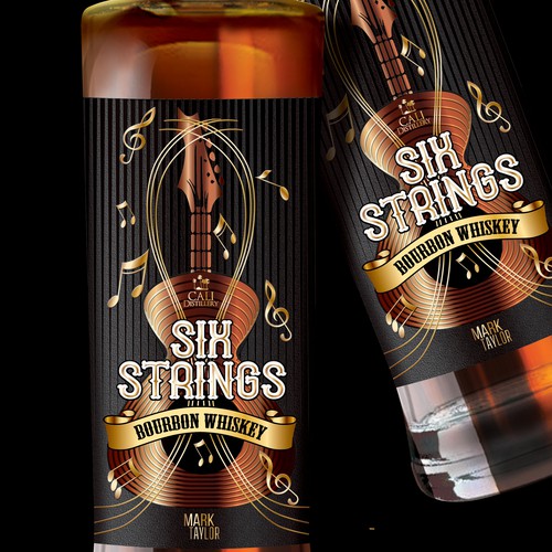 Designs | Steel String Signature Whiskey | Product label contest