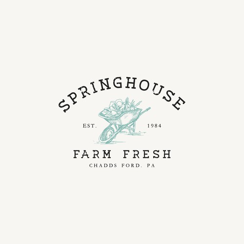Designs | Unique! 1 logo for Springhouse, representing a Farm shop and ...