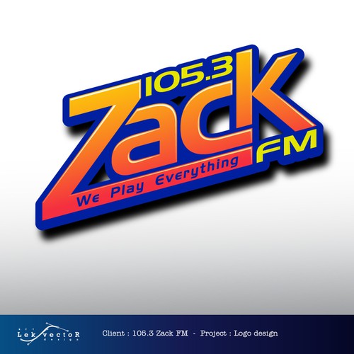 105.3 Zack FM Logo | Logo design contest