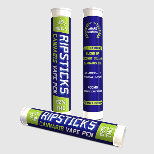 Designs | design a label for Rip Sticks Cannabis Vape Pen | Product ...