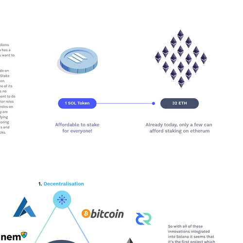 Designs | Infographic Blockchain Solana (similar to Ethereum ...