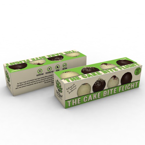 Cake Bite Marijuana Edible Box Packaging | Product packaging contest