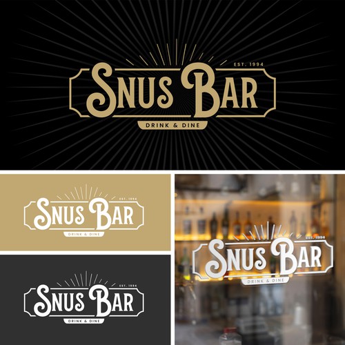 Designs | Snus Bar Renovation | Logo design contest