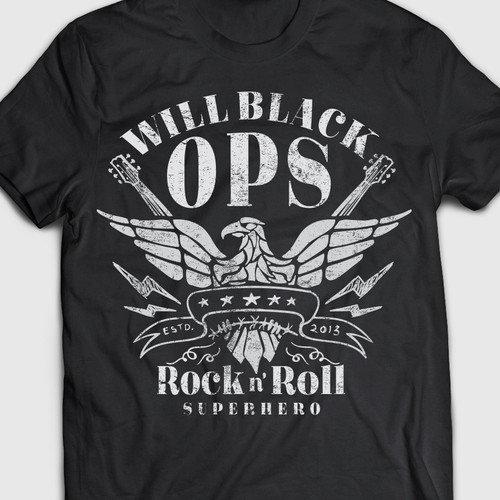 Design classic rock-style t-shirt | T-shirt contest