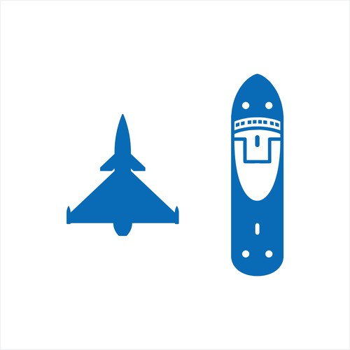 Designs | Basic Jet Airplane and Ship Icons for Website overlay ...