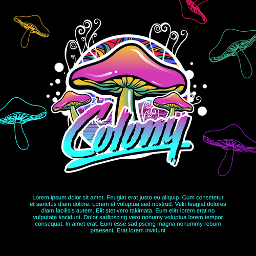 Designs | Fresh New Mushroom Gummy Brand - Colorful, Modern, Youthful ...