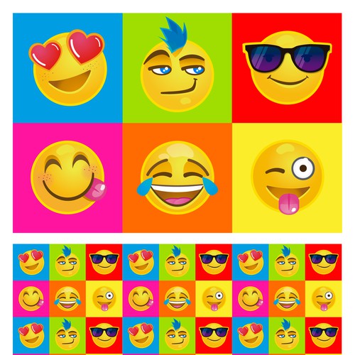 Emoji Pattern Design For Our New Product! | Illustration or graphics ...