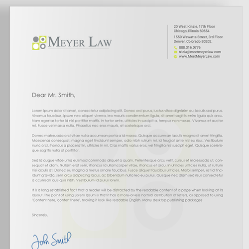 Design stationary for boutique law firm helping technology companies ...