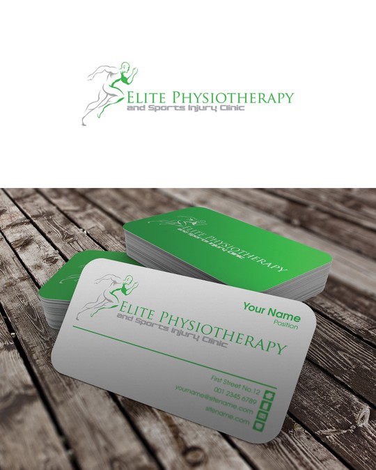 Striking modern physiotherapy practice logo & business card for new ...