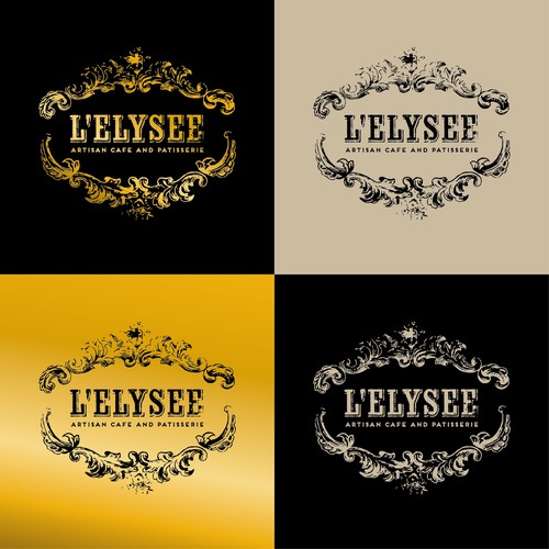 Create a classy logo for L'Elysee, a new artisan cafe and patisserie ...