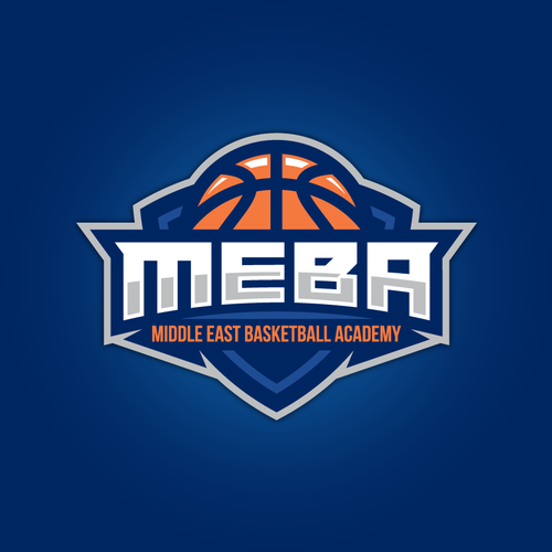 Design a powerful basketball logo for the Middle East Basketball ...