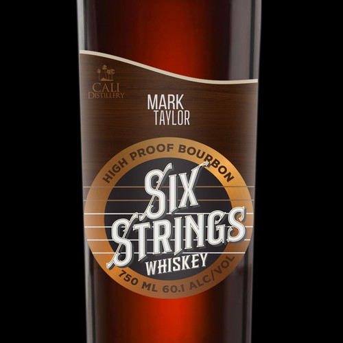 Designs | Steel String Signature Whiskey | Product label contest