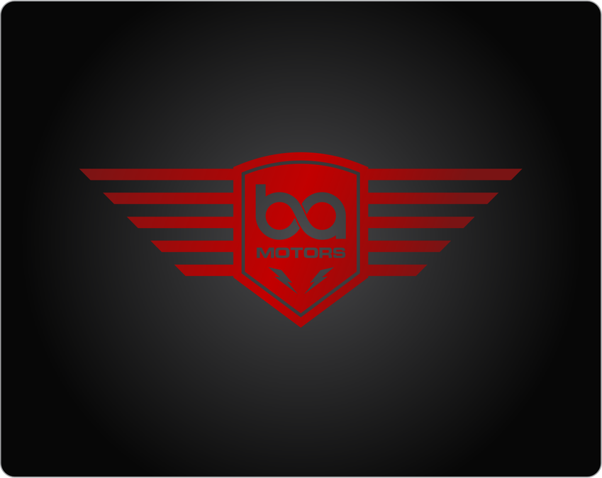 Create a edgy logo for BA Motors, a licensed luxury & sports car dealer ...