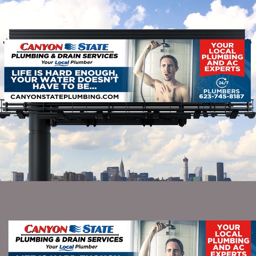 Designs | Fun Billboard Project For Plumbing Company! ~ Get Creative ...
