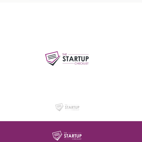 The Startup Checklist - Logo Design | Logo design contest