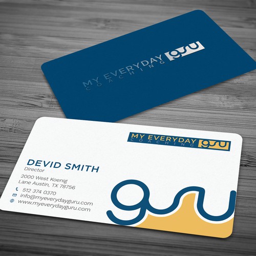 Create a card that shows the "Guru" in every geek! | Business card contest