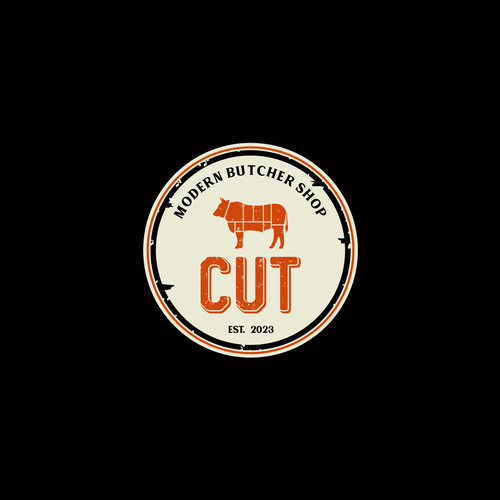 Designs | Design creative modern butcher shop logo and slogan | Logo ...