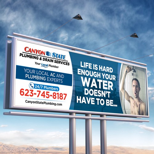 Designs | Fun Billboard Project For Plumbing Company! ~ Get Creative ...