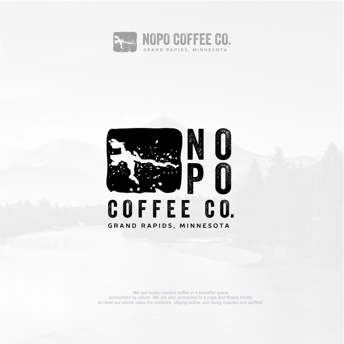 Hipster / Outdoor Enthusiasts NoPo Coffee Co. Logo Design | Logo design ...