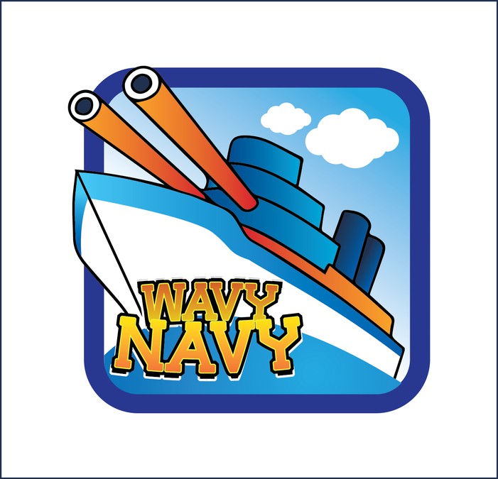 "Wavy Navy"-logo for a mobile game | Logo design contest