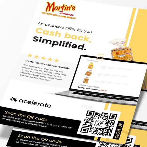 Designs | Acelerate Rebate Conest | Postcard, flyer or print contest