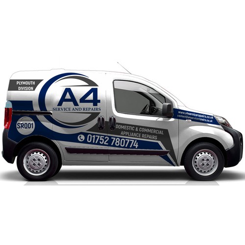 Modern, fresh, clean & crisp van design | Car, truck or van wrap contest