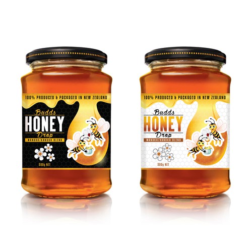 Create a Honey Label using your artistic skills to catch the consumers ...