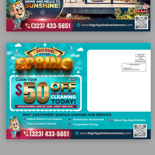 Designs | Double Sided 6x9 EDDM Postcard | Postcard, flyer or print contest