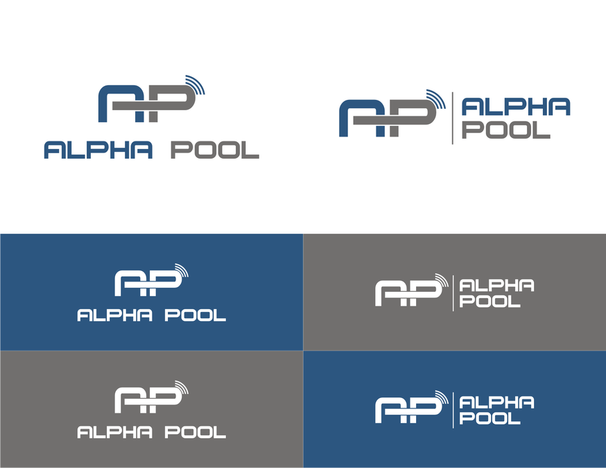 New fancy logo for ALPHA POOL GmbH - the content company | Logo design ...
