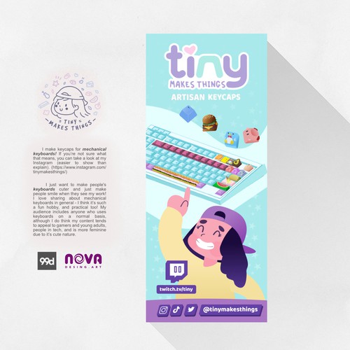 Designs | Design a Cute, Playful, Feminine retractable banner for a ...