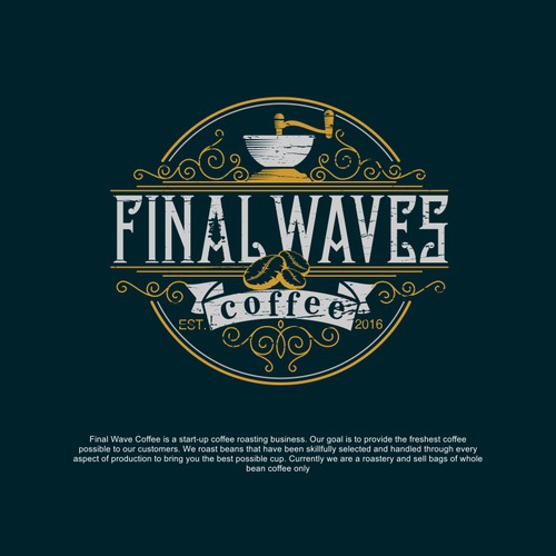 Final Wave Coffee in need of a logo | Logo design contest