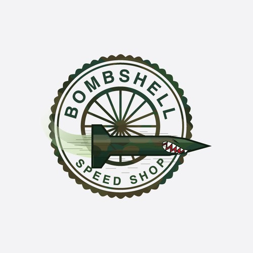 Hot Rod Shop / Speed Shop vintage bomb logo | Logo design contest