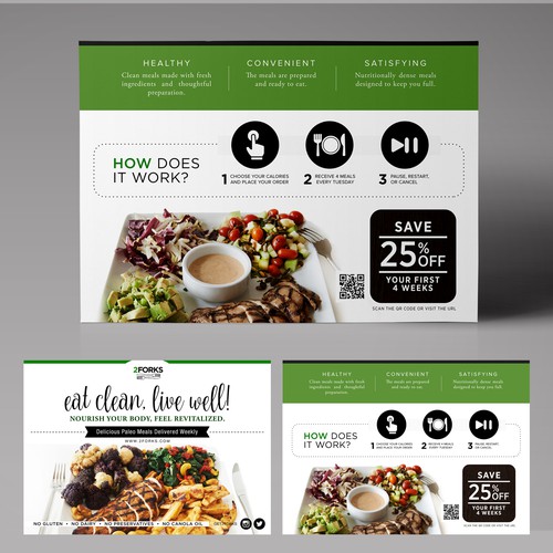 Create a Simple Handout Flyer for Premium Pre-Packaged Paleo Food ...