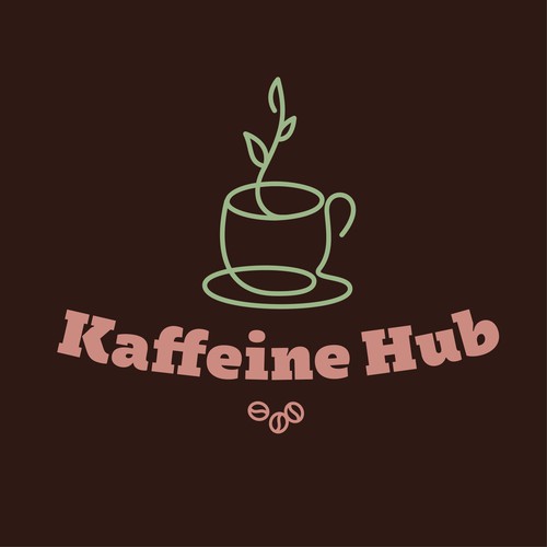 Design an attractive logo for Kaffeine Hub Speciality Coffee Shop ...