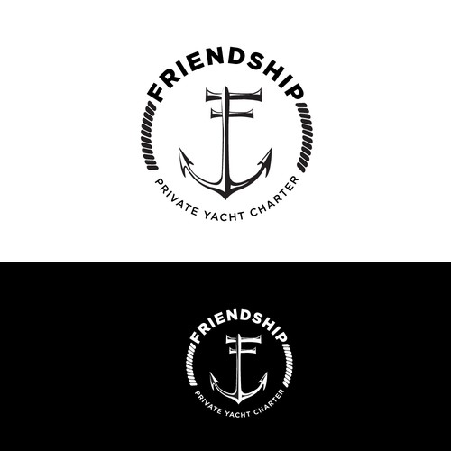 FRIENDSHIP or FRIEND~SHIP (private yacht charter) | Logo design contest